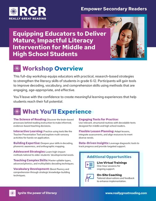 PD for Reading Intervention Form